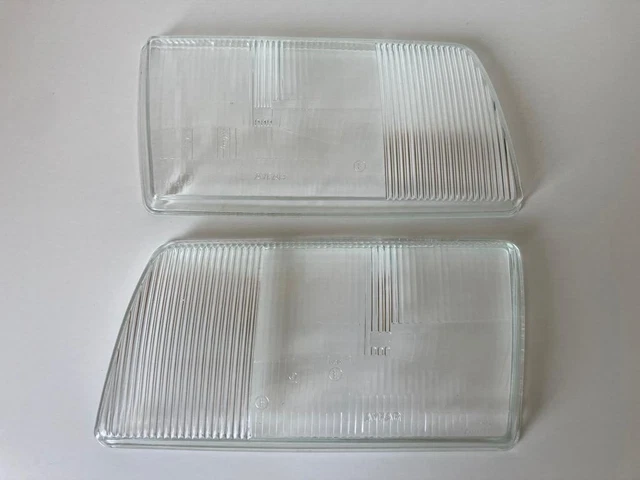 SCHEINWERFERGLAS RECHTS + links SET Streuscheibe für Mercedes W126 Limousine NEU EUR 119,00 ...