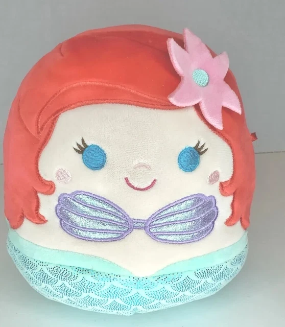 DISNEY SQUISHMALLOW 7.5” Princess Ariel & Flounder fish lot! £38.77 ...