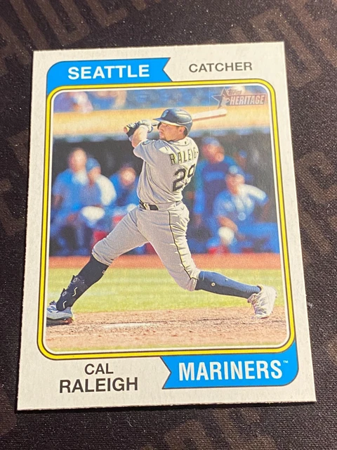 CAL RALEIGH 2023 Topps Heritage #350 Seattle Mariners EUR 1,09 ...