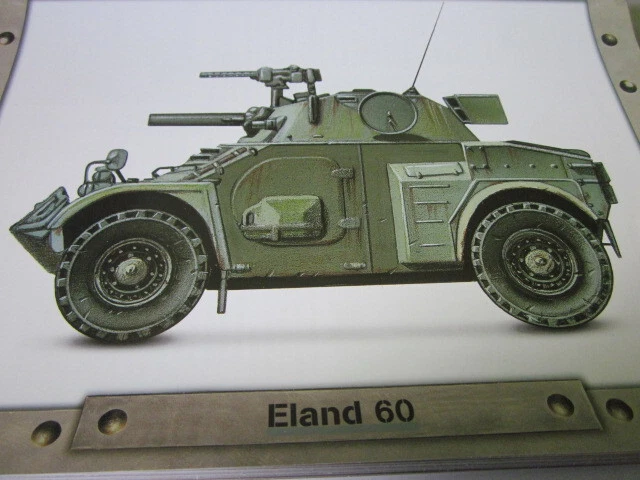 RADPANZER TYPENBLATT ELAND 60 Südafrika 1962 Spähpanzer EUR 4,90 ...