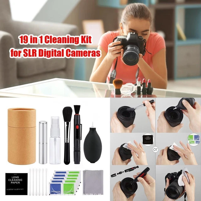 19X CAMERA CLEANER Kit DSLR Lens Digital Camera Mobile Phone Wipe ...