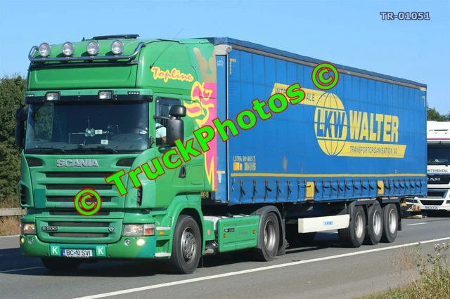 TRUCK PHOTO TR-01051 Scania R500 Reg:- BC10SVI Op:- LKW Walter M20 ...