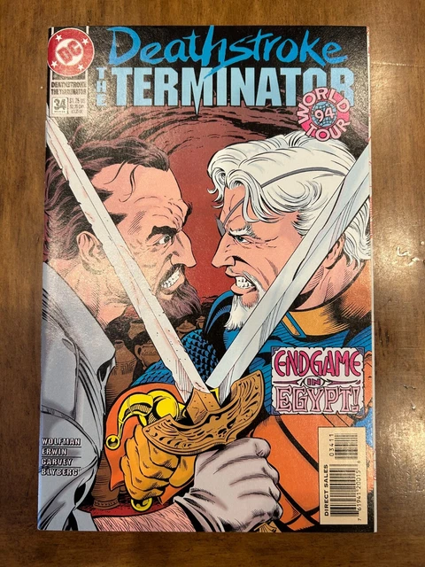 DC COMICS DEATHSTROKE the Terminator Issues #34-37 (1994) excellents ...