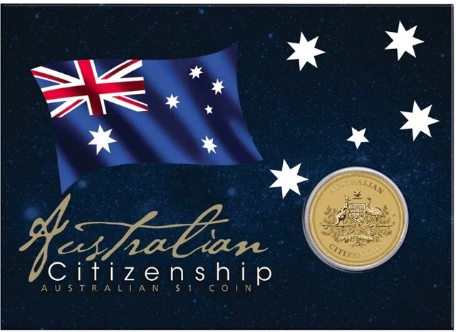 2024 AUSTRALIAN CITIZENSHIP $1 Coin in Card - Perth Mint $15.95 ...