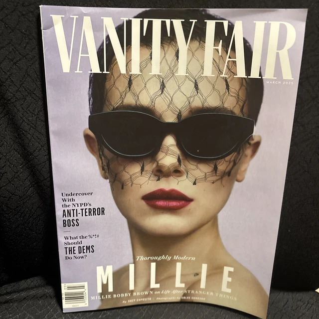 VANITY FAIR MAGAZINE March 2025: MILLIE BOBBY BROWN NEW NO LABEL £7.94 ...
