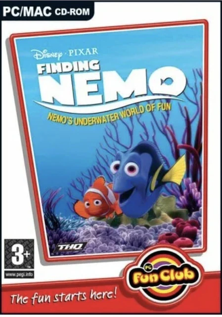 FINDING NEMO - Nemo's Underwater World of Fun PC/MAC Video Game Disney ...