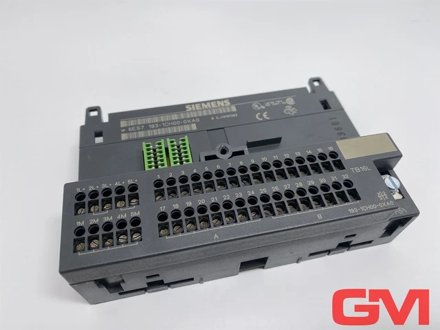 SIEMENS TERMINAL BLOC 6ES7193-1CH00-0XA0 Terminal Block TB16L SIMATIC ...