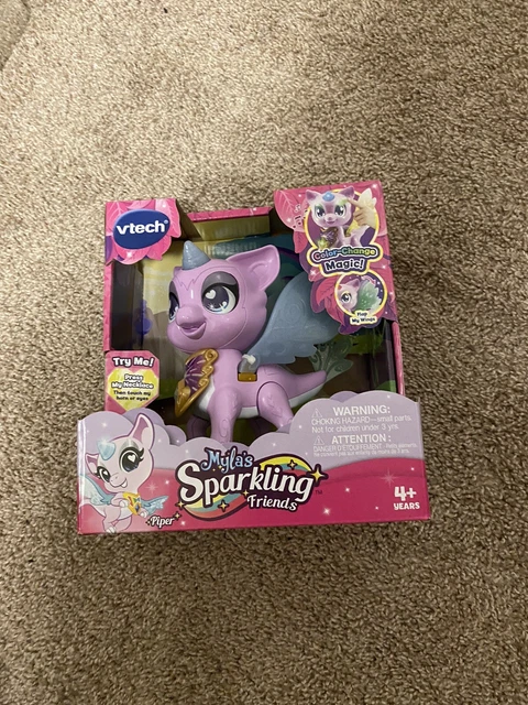 VTECH MYLA'S SPARKLING Friends, Piper the Dragon Talking Interactive ...