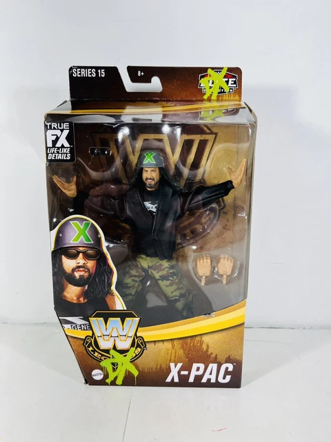 FIGURINE ARTICULÉE WWE Elite Legends 15 X-Pac Wrestling cible exclusive ...