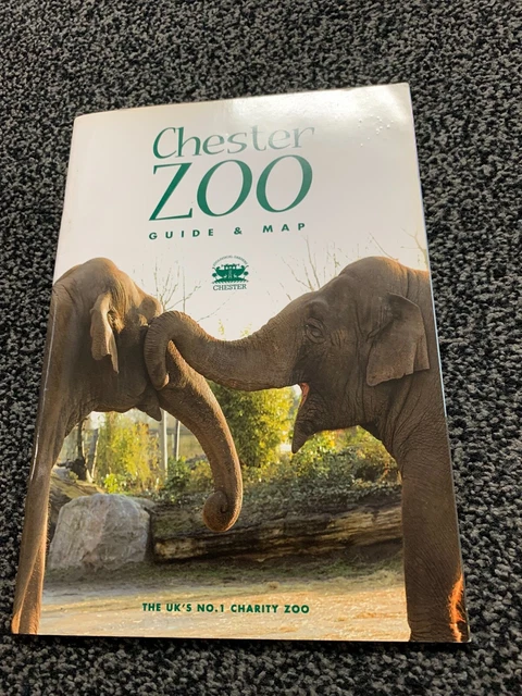 VINTAGE CHESTER ZOO guide & Map 2001 /INTERESTING/COLLECTABLE/WILDLIFE ...