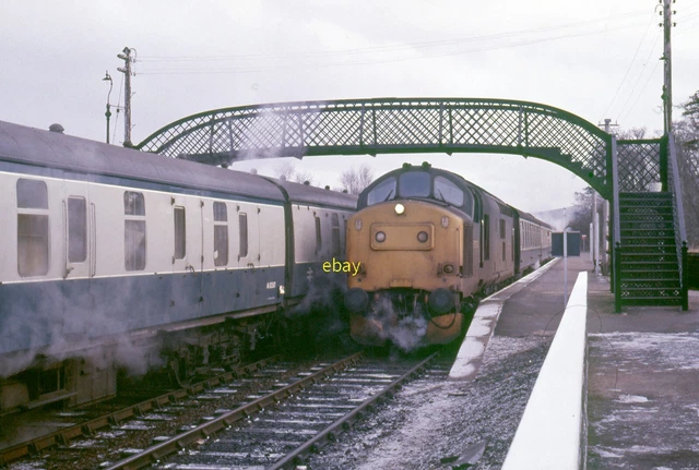 ORIGINAL 35MM SLIDE BR Class 37 no.37260 at Lairg +rights for use £4.99 ...