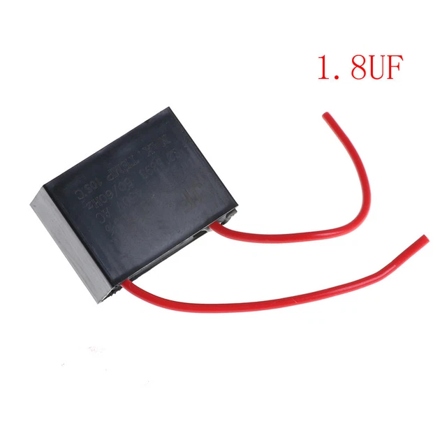 CBB61 APPLIANCE MOTOR Capacitor 450VAC 50/60Hz 1.8uF Capacitor 2 Lead ...