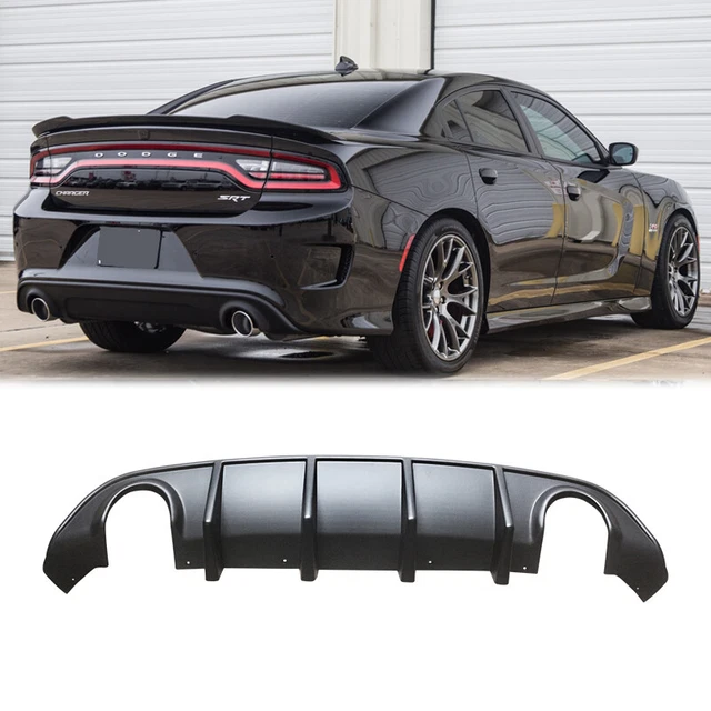 FIT FOR 2015-2022 Dodge Charger SRT Rear Bumper Lip Valance Diffuser ...