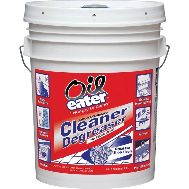 OIL EATER 5 gal. Cleaner Degreaser Pail Kitchen Safe Degreasing ...
