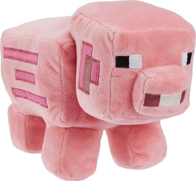 MATTEL MINECRAFT PIG 20cm Plush Toy Officially Licensed Pig Plush Toy ...