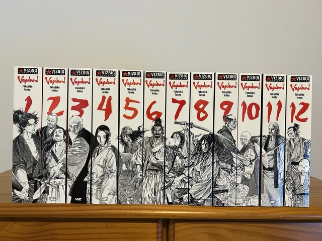 VAGABOND VIZBIG EDITION Volumes 1-12 Complete Manga Set BRAND NEW ...