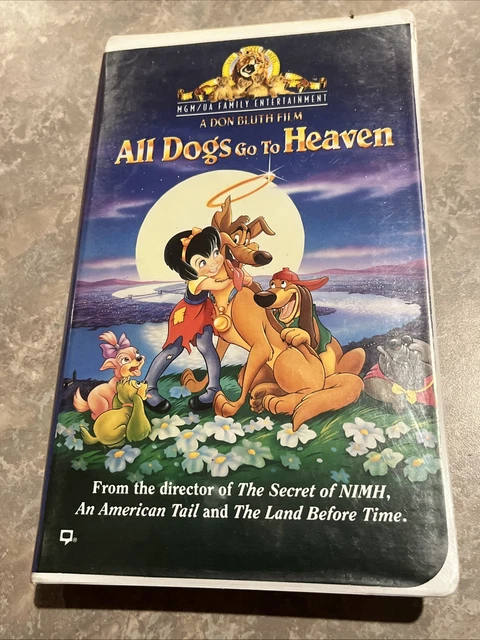 ALL DOGS GO to Heaven VHS Video Tape Clam Shell Case ***TESTED*** £3.55 ...