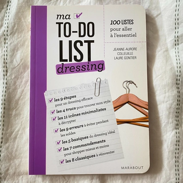 LIVRE &MA TO-DO List Dressing" - Editions Marabout, neuf EUR 5,00 ...