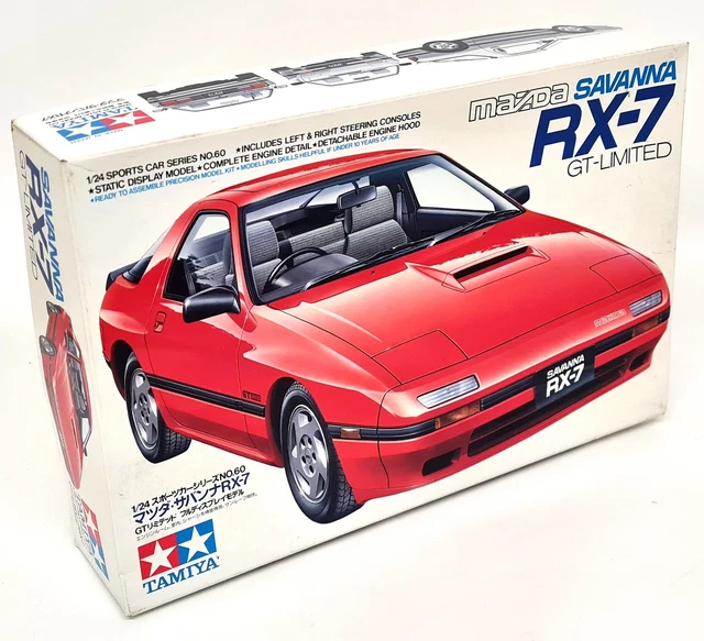 TAMIYA 1/24 - Mazda Savanna RX-7 GT-Limited Plastic Model Car Kit £49. ...