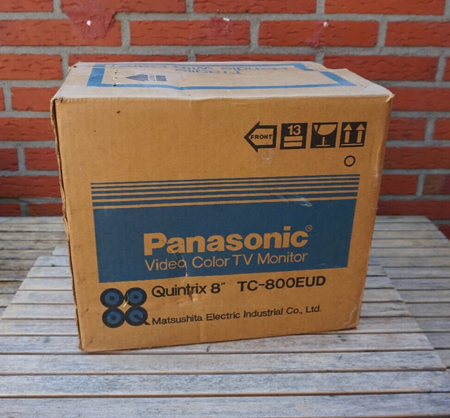 PANASONIC TC-800EUD VINTAGE Röhrenfernseher Quintrix 8" Retro TV in OVP ...