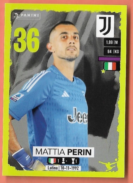 PANINI CALCIATORI 2023 2024 N.233 Mattia Perin Juventus EUR 1,00 ...