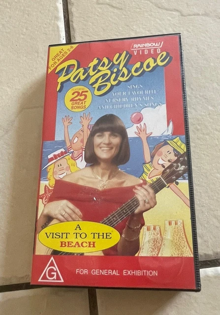 PATSY BISCOE VHS A Visit To The Beach 25 Songs - 1992 $17.00 - PicClick AU