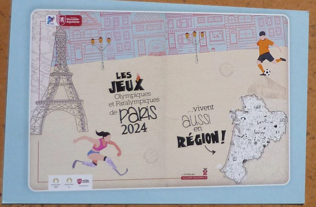SPORTS CARD OLYMPIC Games PARIS 2024 in the region £2.52 - PicClick UK