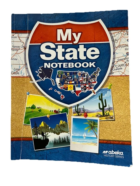ABEKA MY STATE Notebook Fourth Edition History Series USED PLEASE READ ...