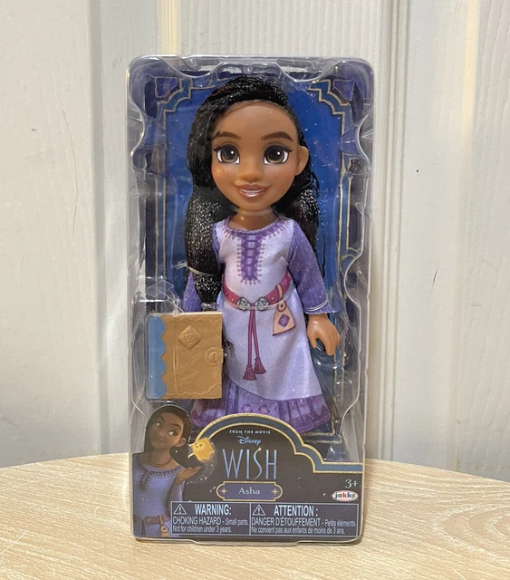 2023 DISNEY WISH Movie ASHA 6" Petite Poseable Doll & Accessory NEW $33 ...