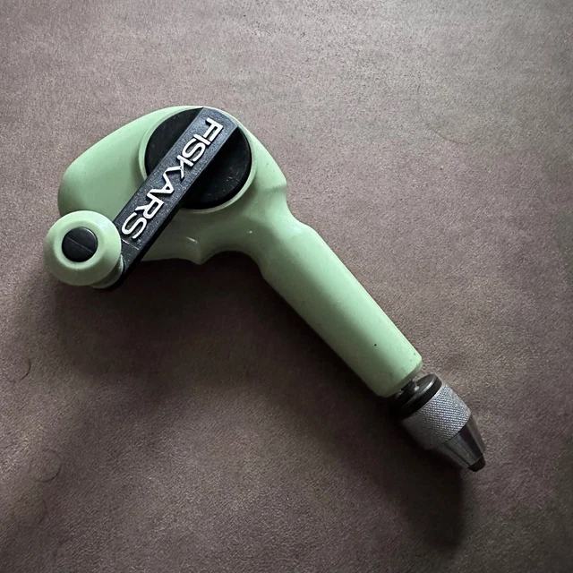 VINTAGE FISKARS GREEN Manual Rotary Craft Drill Hand Tool $32.00 ...