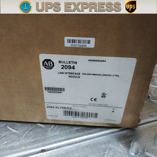 2094-XL75S-C2 AB KINETIX 6000 Line Interface Module 2094-XL75S-C2 SPOT ...