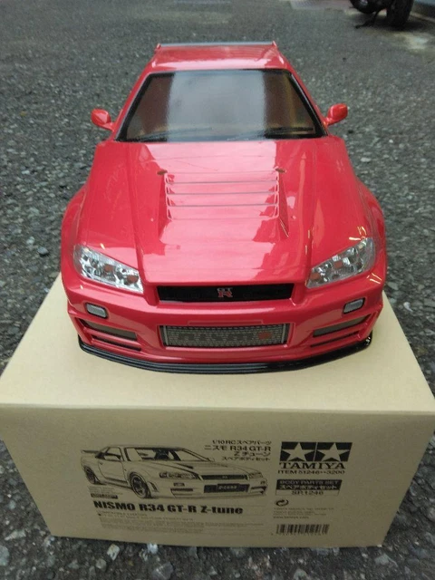 TAMIYA RADIO CONTROLLED Body Nissan Skyline Gtr R34 Metallic Red £160.85 - PicClick UK