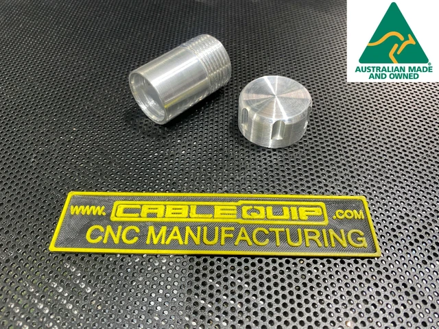 ALUMINIUM WELD ON BSP MALE socket and Cap 1" BSP $38.00 - PicClick AU