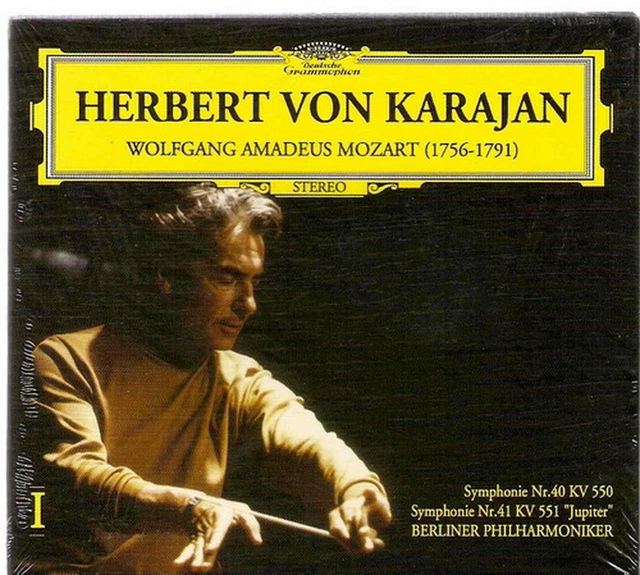 HERBERT VON KARAJAN WOLFGANG AMADEUS MOZART Nr.40 Nr.41 8 tracks SEALED CD EUR 13,82 - PicClick FR
