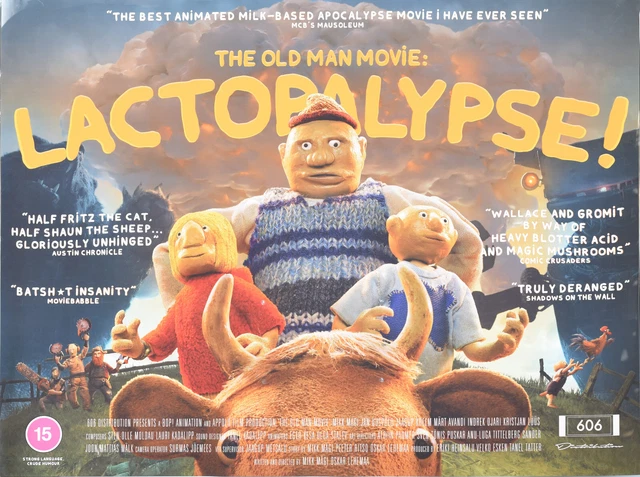 THE OLD MAN Movie: Lactopalypse! UK Quad Movie Poster £17.95 - PicClick UK