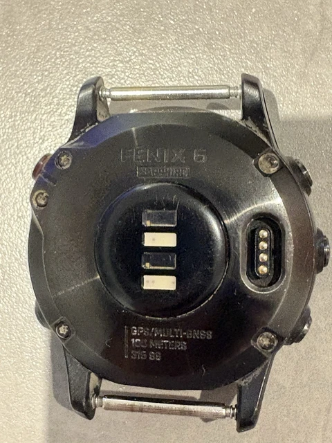 GARMIN FENIX 6 Sapphire GPS sport watch for parts. $119.00 - PicClick AU