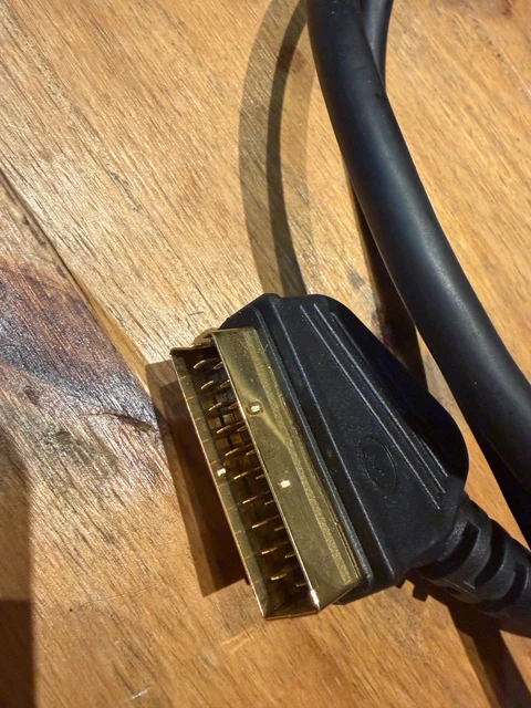 SCART CABLE TV 1 Metre Superb Video Quality £2.23 - PicClick UK