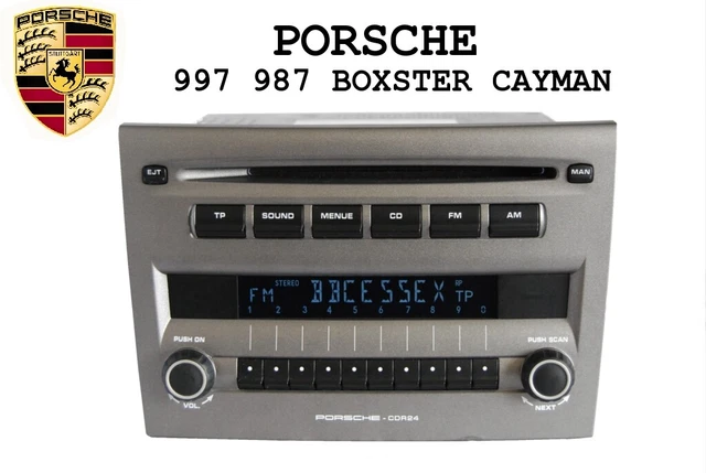 PORSCHE CDR24 RADIO Cd Player 997 987 Boxster Cayman Stereo Head Unit ...