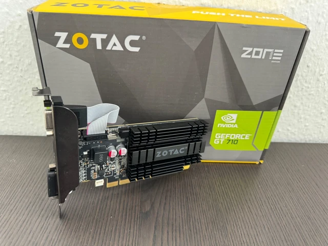 CARTE GRAPHIQUE ZOTAC GeForce GT 710 Zone GPU Plex transcodage ITX Low ...