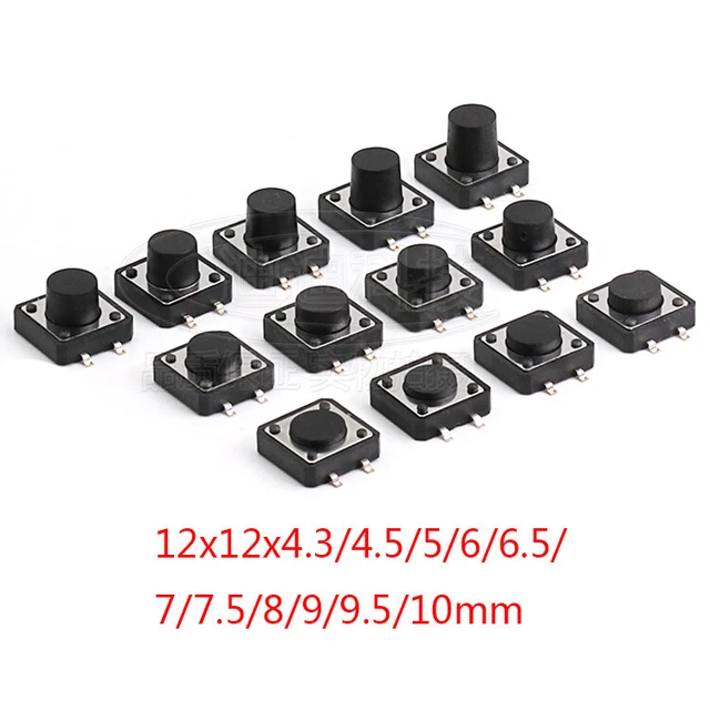 12X12MM TACTILE PUSH Button Switch Tact Switch Panel PCB Micro Switch 4 ...