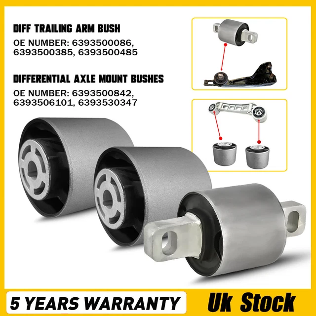 Viano Rear Axle Bushes Rear Differential Axle Mount Bushes X2 For ...