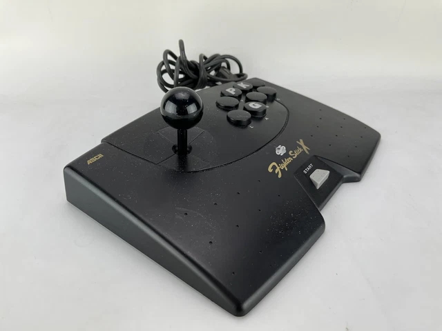 SEGA SATURN ASCII Fighter Stick X Arcade Fight Stick Controller £42.28 ...