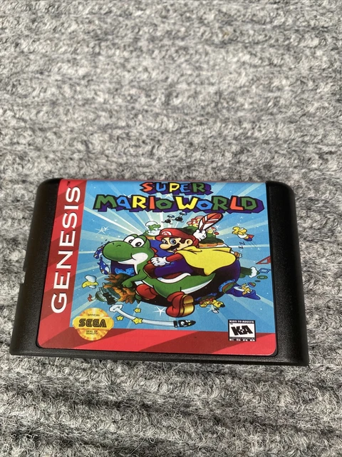 SUPER MARIO WORLD Sega Megadrive / Genesis Cart Only £9.99 - PicClick UK