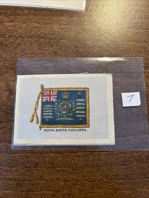 SILK WW1 BDV Phillips Regimental Colours And Crests Set B Royal Scots ...