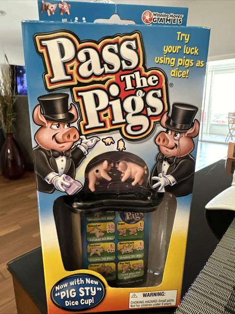 NEW PASS THE Pigs Classic Game Winning Moves Dice Kids Party Pig with ...
