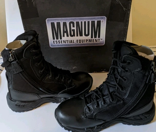 MAGNUM VIPER PRO 8.0 Leather & Mesh Padded Combat Patrol Uniform Boots ...