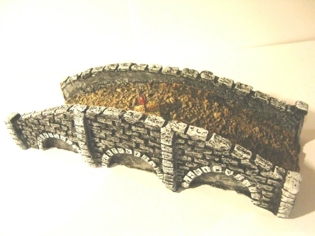 STONE BRIDGE TRIPLE Arch Resin 28mm 20mm 15mm J4 wargames terrain £14. ...