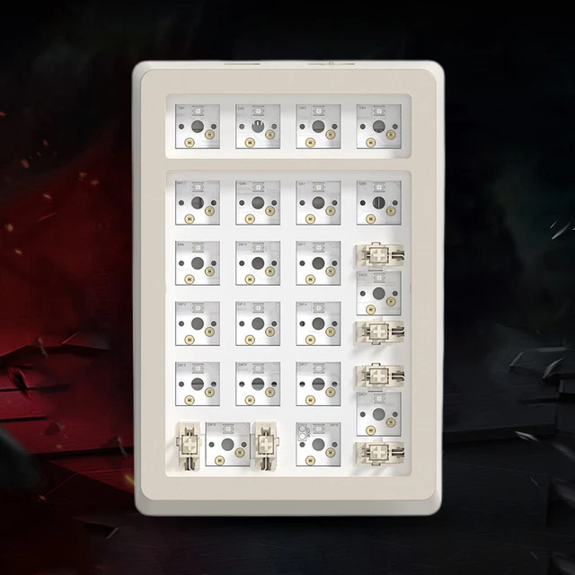 21 KEY KEYBOARD Hot Swappable RGB External Small Keyboard for Desktop ...