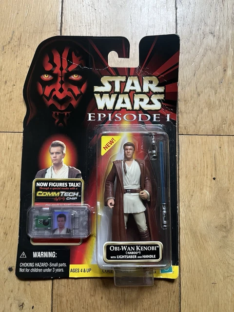 STAR WARS - Episode 1 - Obi-Wan-Kenobi - Talking Figure With CommTech ...
