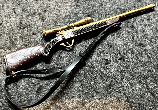 VINTAGE ORIGINAL PALITOY/HASBRO Action Man Rifle With Sight & Strap Vgc ...